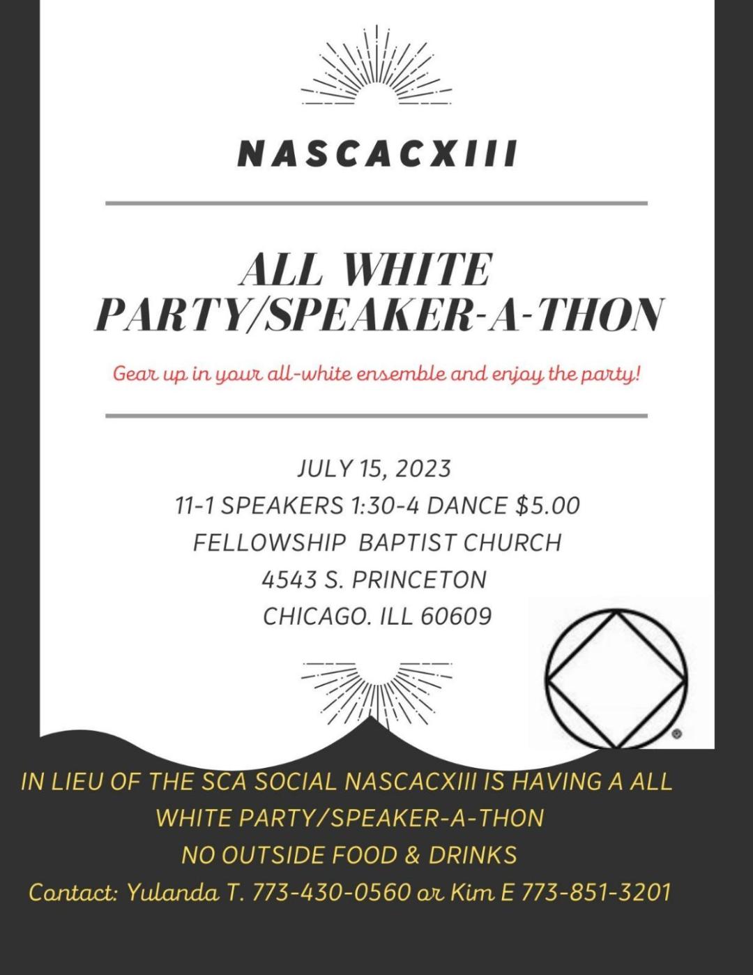 Events from August 19 – August 27 – Chicagoland Region of Narcotics ...