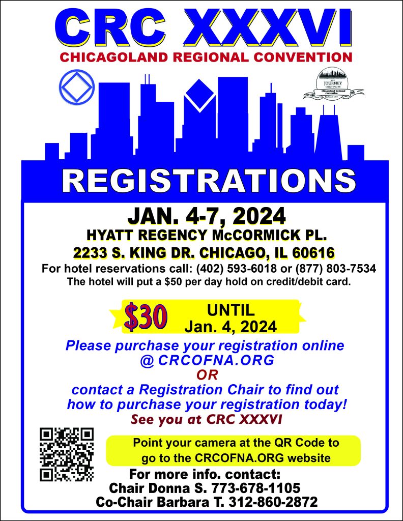 Events from February 3 – January 14 – Chicagoland Region of Narcotics ...